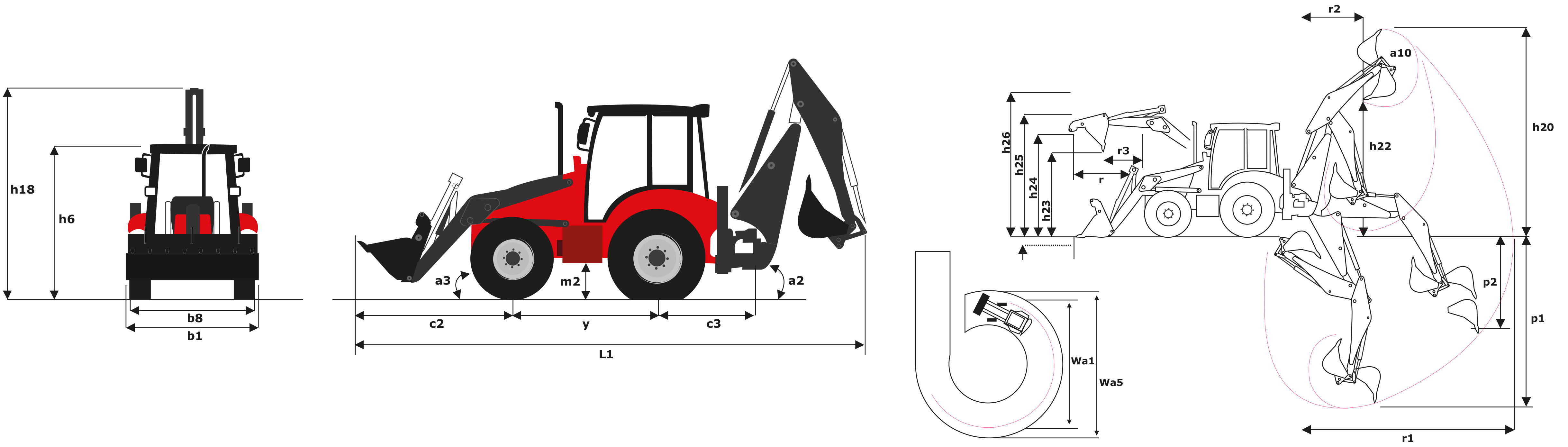 Backhoe Loader TLB 818S Manitou - UMAC VIETNAM CO., LTD